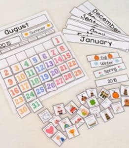 Los calendarios creativos para niños divertidos y originales