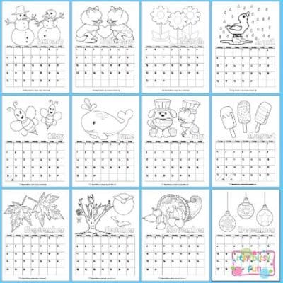 Los calendarios creativos para niños divertidos y originales