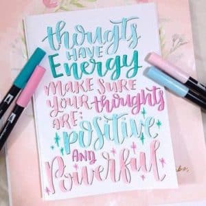 Las letras creativas para carteles con tendencias del 2018