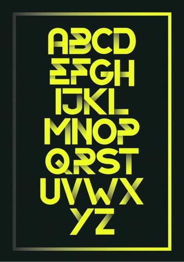 4 diseños de letras para carteles de todo tipo