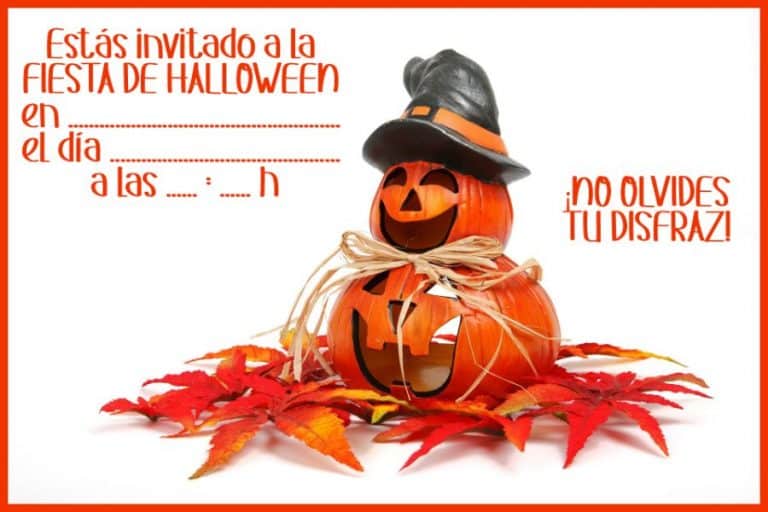 3 tarjetas de halloween para imprimir y editar una figura