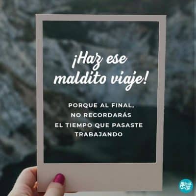 Ideas para frases de viajes para instagram y 2 redes más