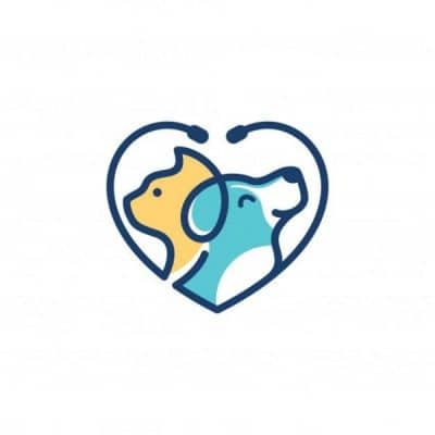 4 logos medicina veterinaria para tarjetas y documentos