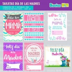 Ideas en tarjetas editables para 10 de mayo creativas