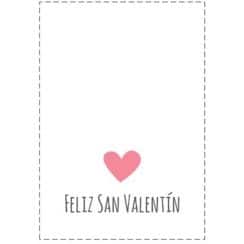 Diseño postal del día de san valentin digital 4 estilos